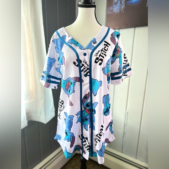 Disney | Tops | Disney Stitch Baseball Jersey | Poshmark